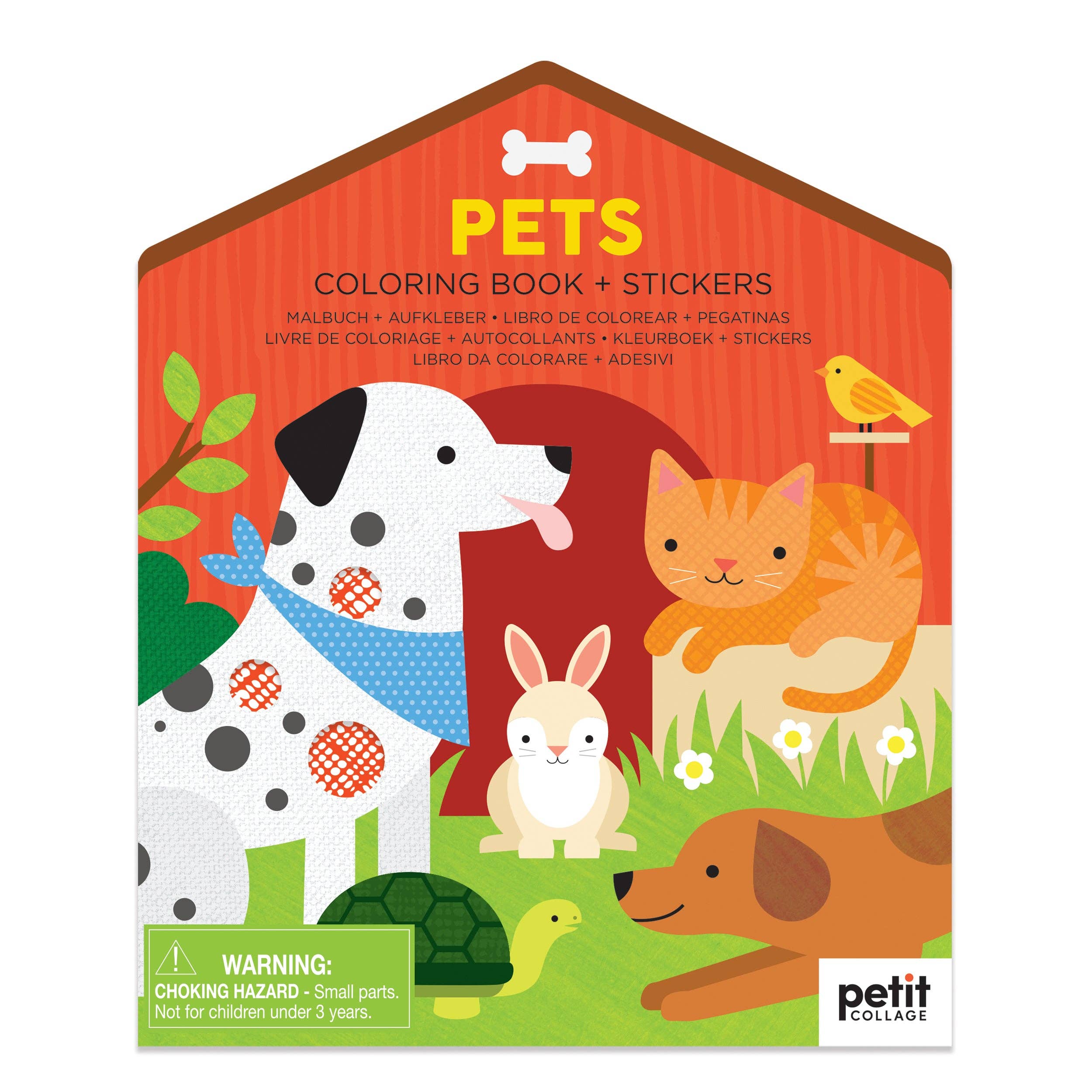 Coloring Book with Stickers: Pets – Every Little Something