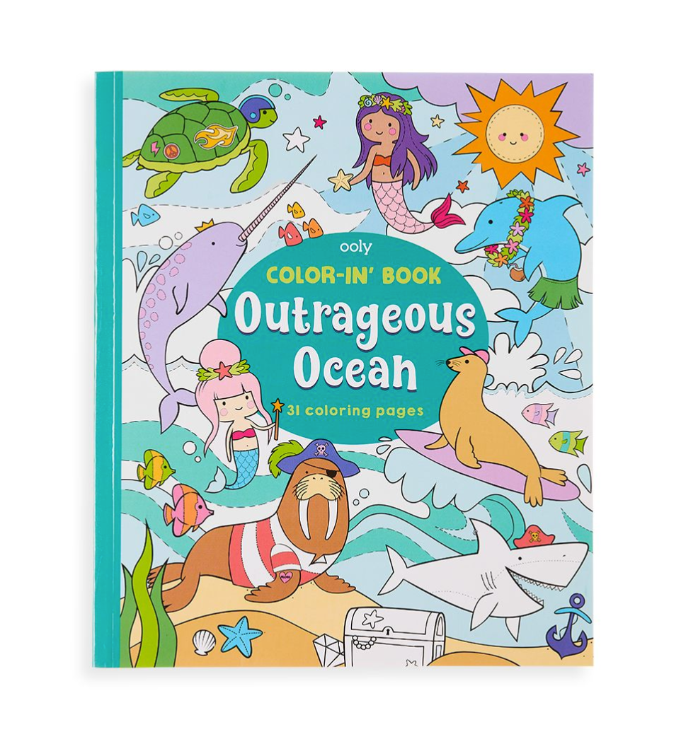Color-in' Book: Outrageous Ocean – Every Little Something
