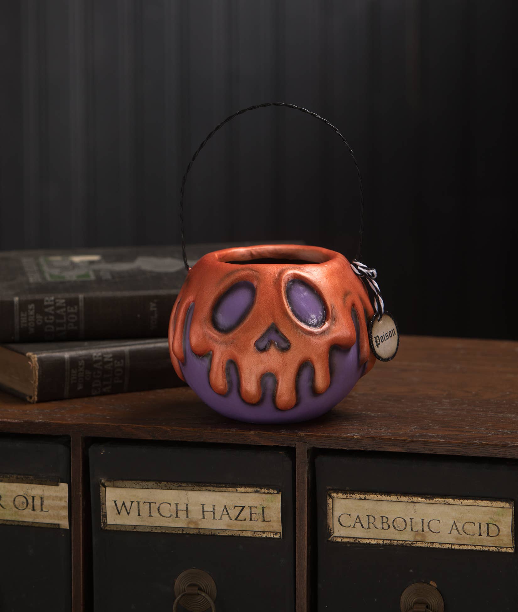 Small Purple Apple With Orange Poison Bucket – Every Little Something
