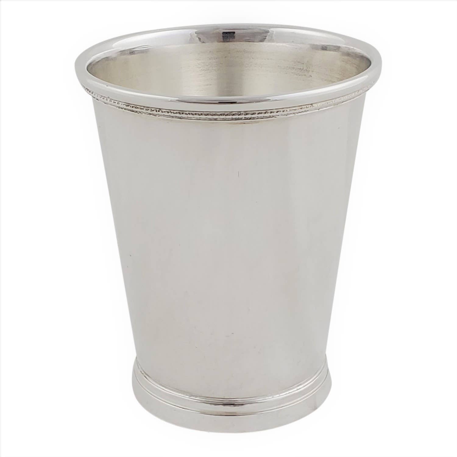 Extra Large Bead Edge English Silver Plated Mint Julep 4.5"h – Every ...