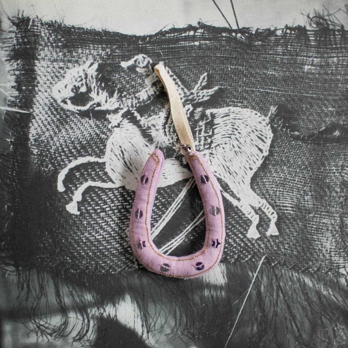 Lucky Horseshoe Token - Cotton & Lavender filled Ornament – Every ...
